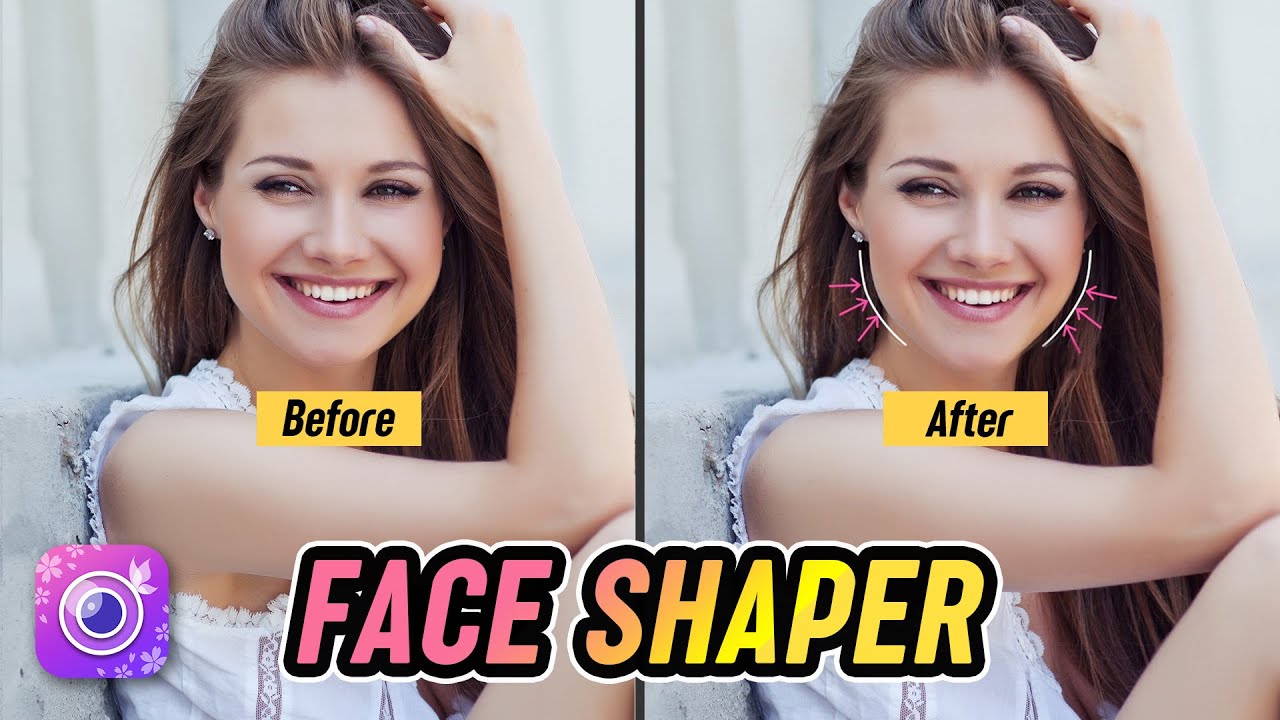 How To Retouch Your Face Shape | Photo Editing Tutorial | YouCam ...