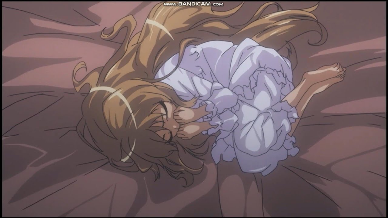 Toradora Taiga Sleeping (curled up in her bed) Memes/Captions - YouTube