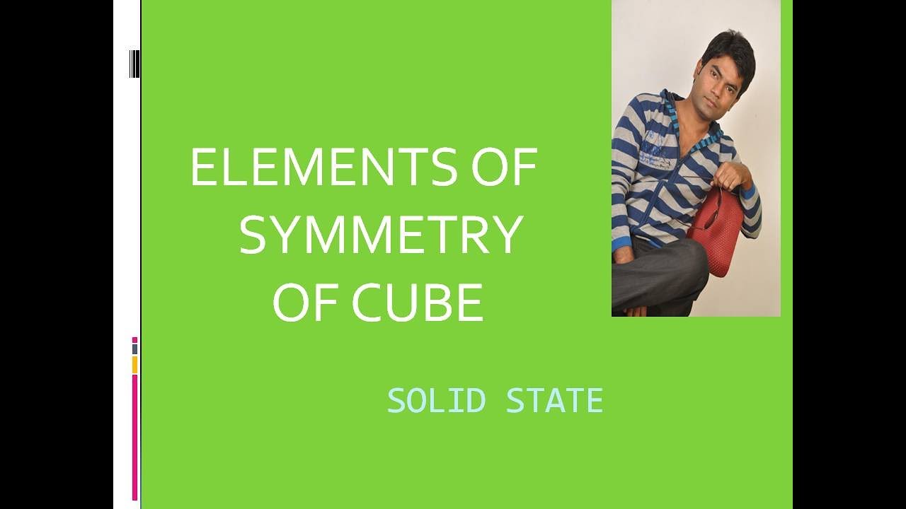 elements of symmetry OF CUBE |SOLID STATE| - YouTube