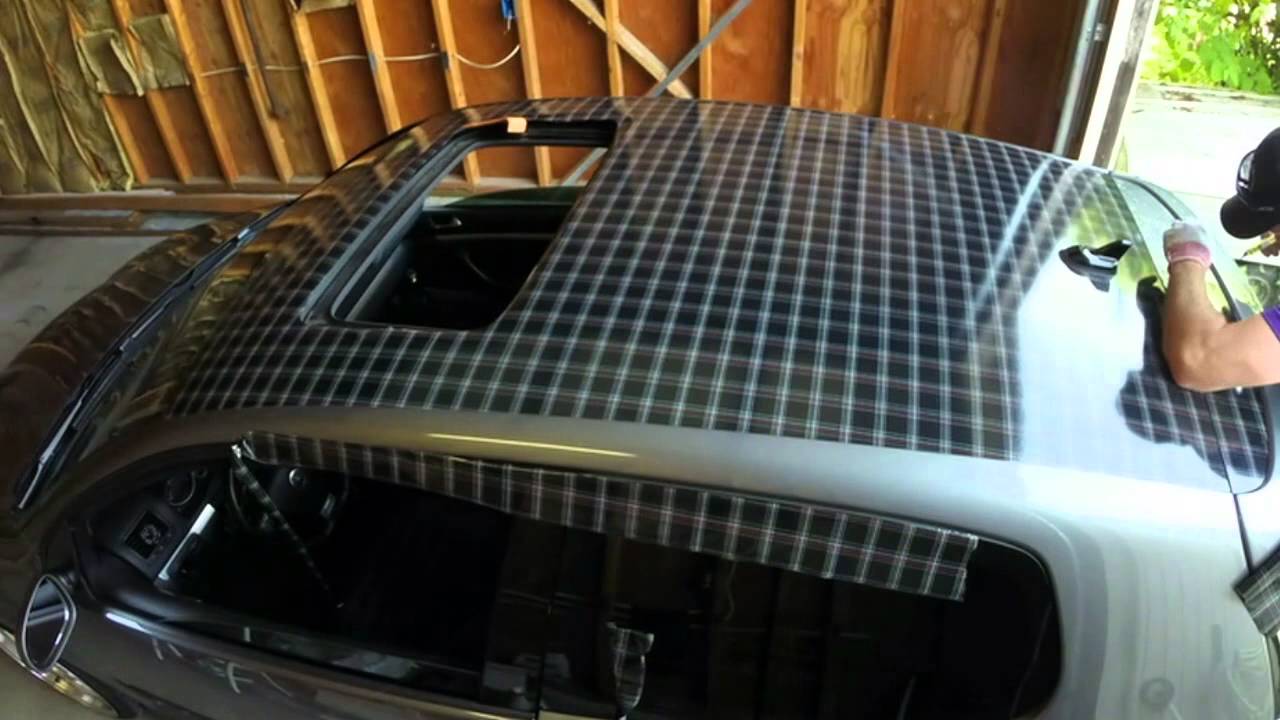 GTI Mk5 Plaid Wrap - YouTube