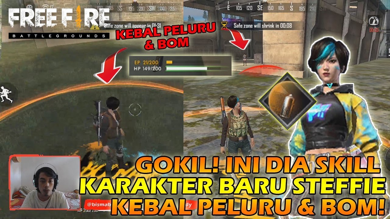 GOKIL! Ini Dia SKILL Karakter Baru STEFFIE!!! KEBAL Peluru & Bom ...