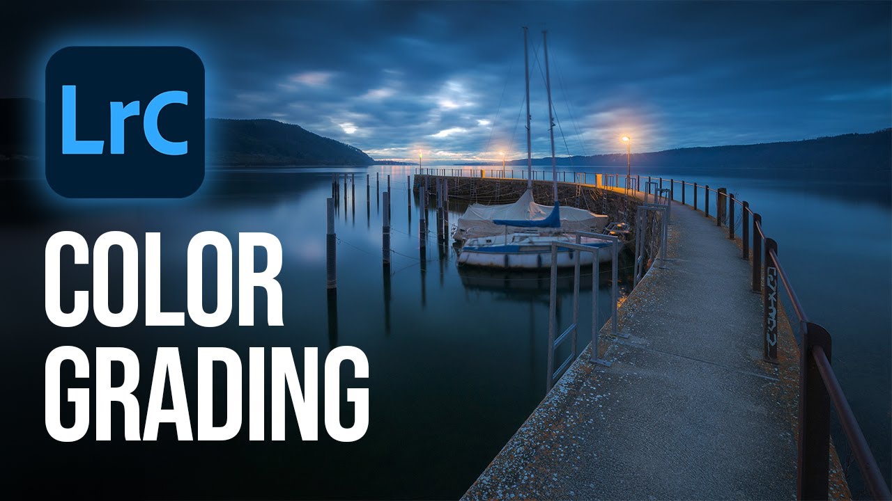 Lightroom Classic COLOR GRADING: Creating a DARK BLUE Look - YouTube