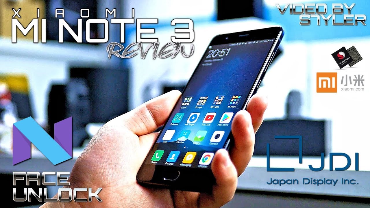 Xiaomi Mi Note 3 | Face Unlock + Stereo Sound Setup! 📱 - YouTube