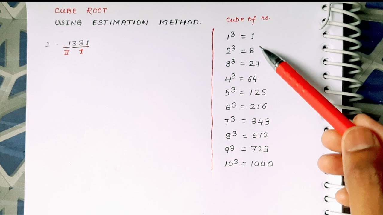 Finding Cube Roots By Estimation Method Short Tricks To Find Cube