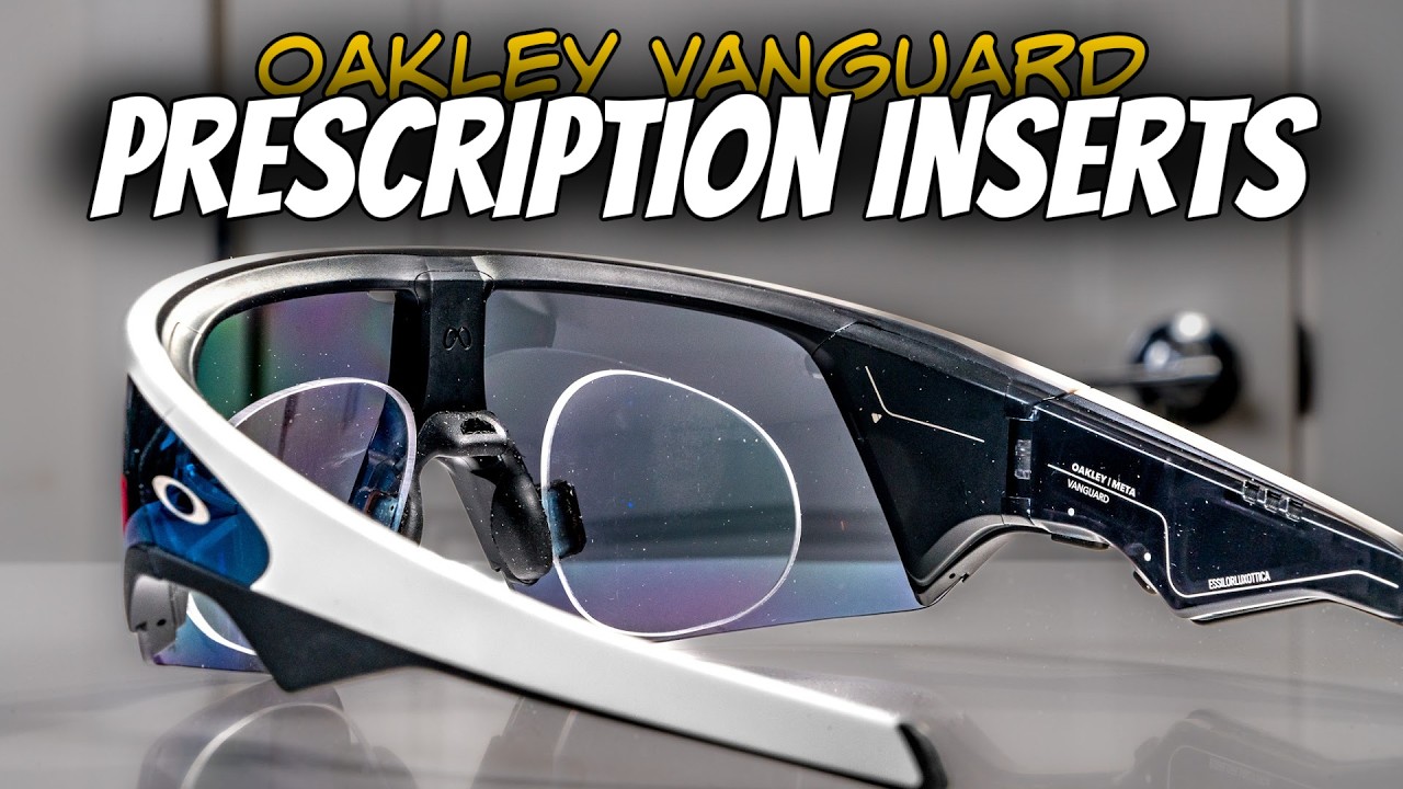 Finally! Prescription Lens Inserts for Your Oakley Meta Vanguards ...