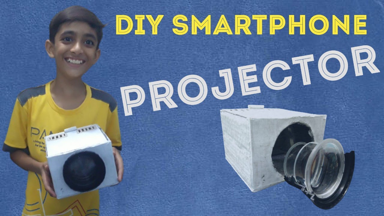 DIY Smartphone Projector with projector lens || by ZeeshArts - YouTube