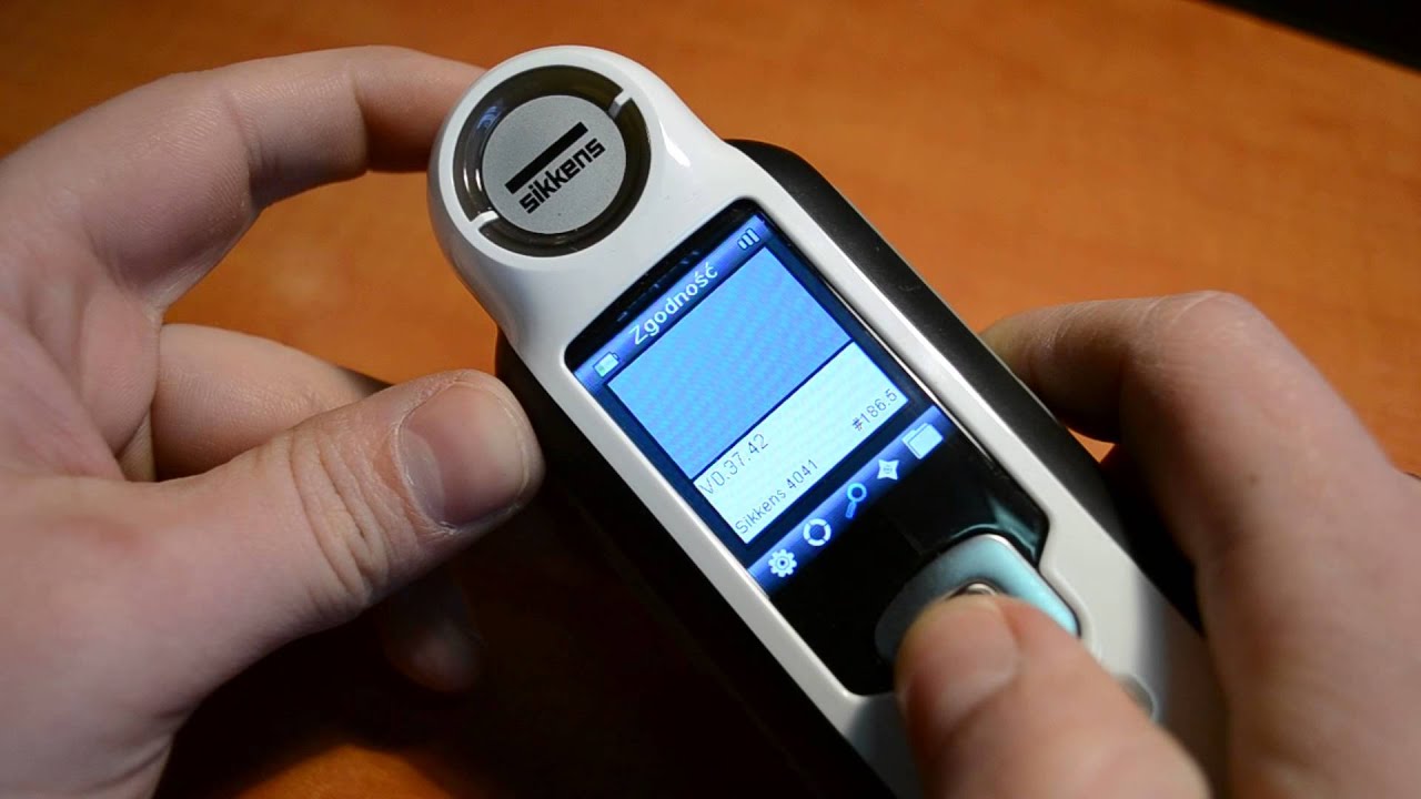 SPEKTROFOTOMETR X-RITE RM200 - YouTube