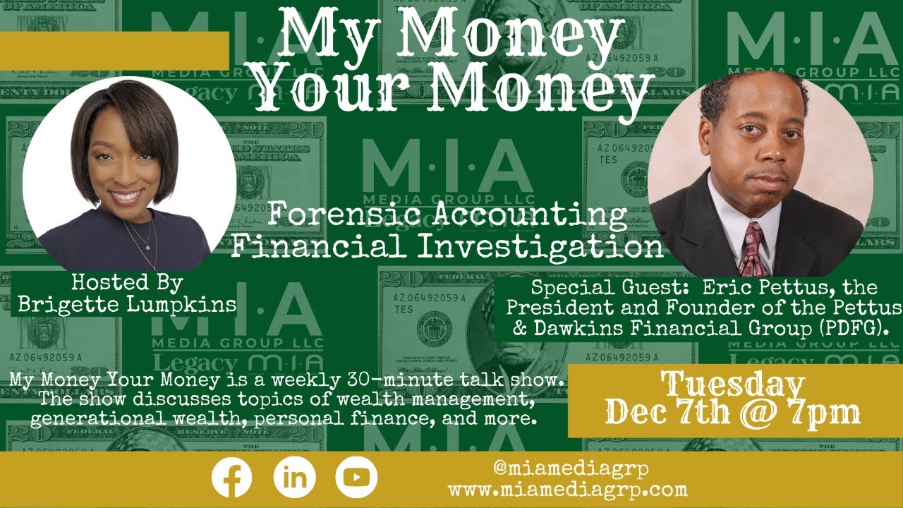 My Money Your Money Forensic Accounting Financial Investigation with ...