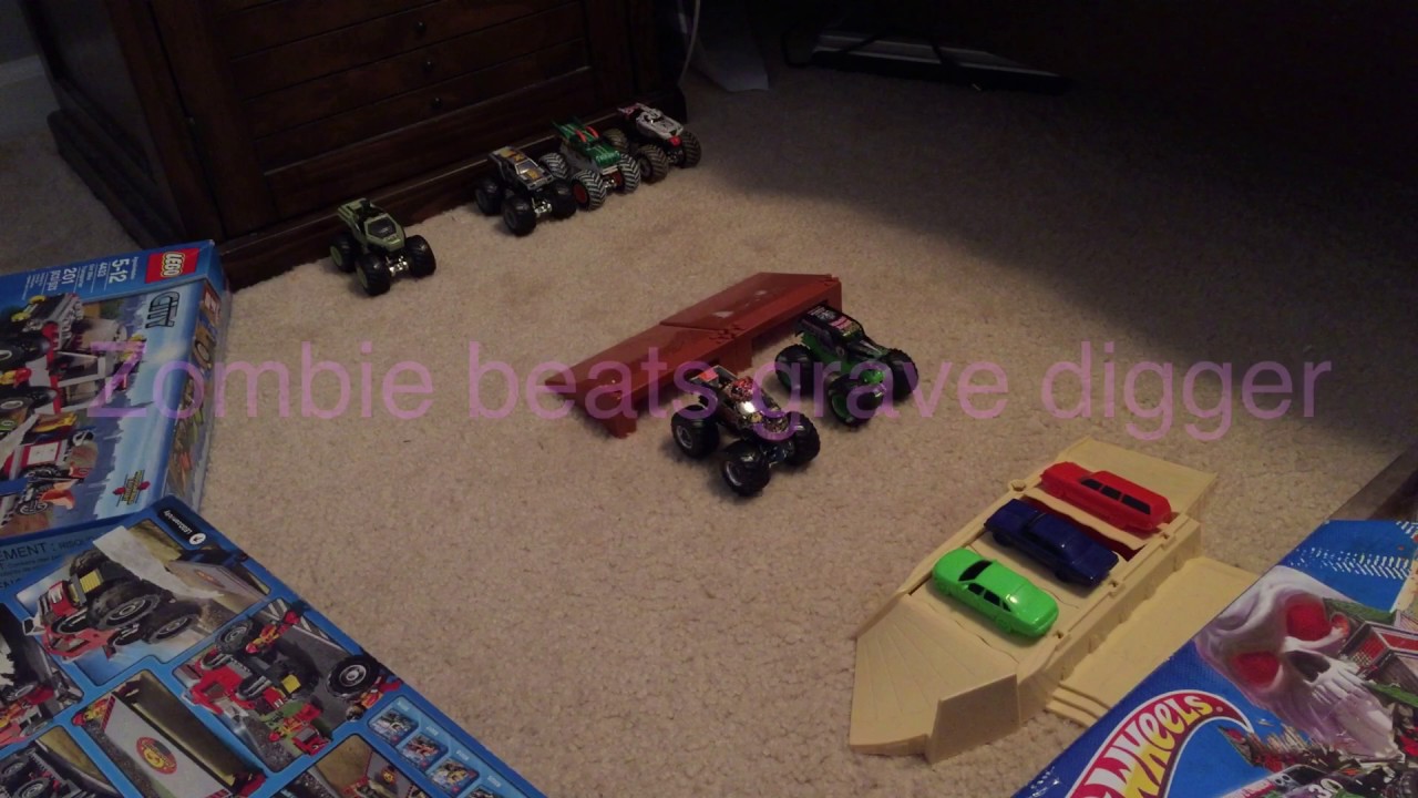 Stop motion monster jam racing in Atlanta! - YouTube