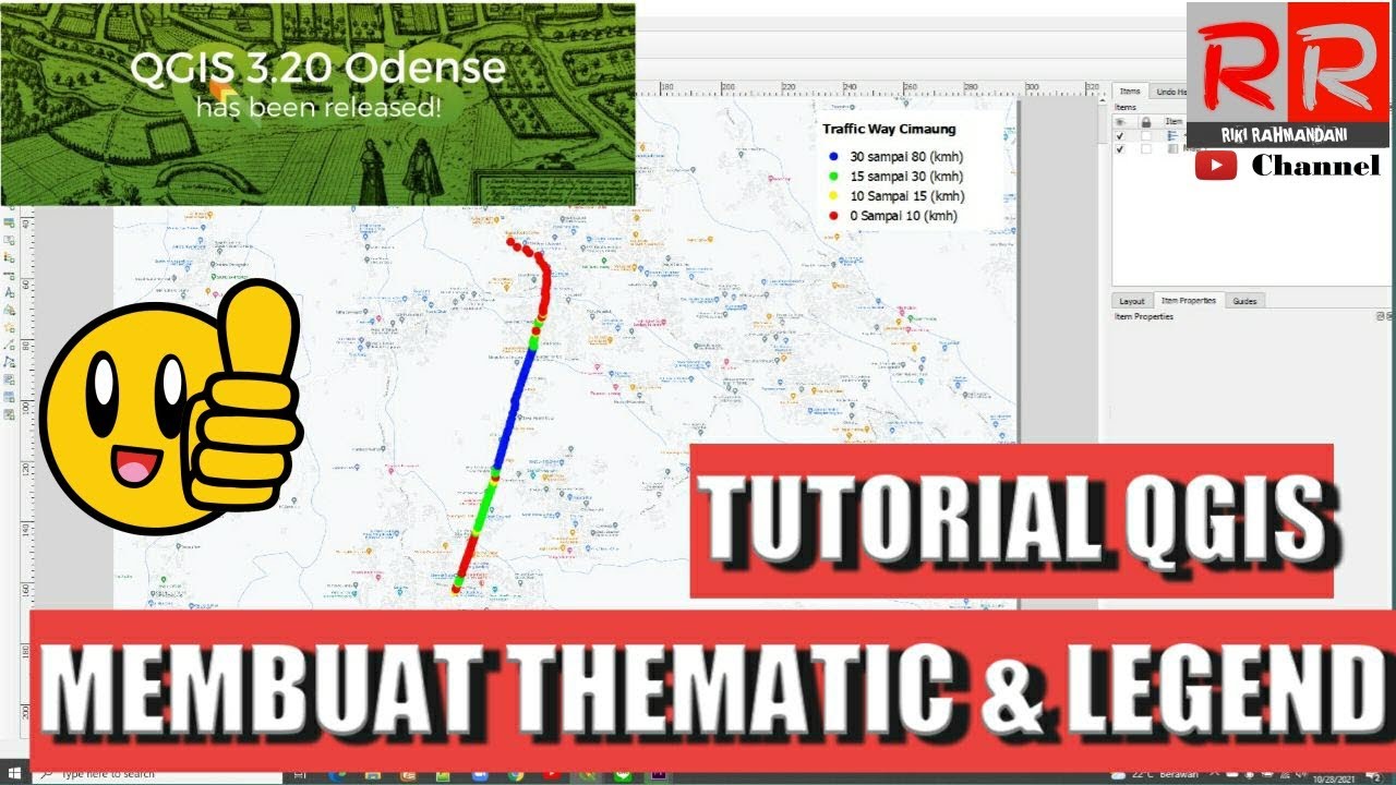 Tutorial QGIS : Making Thematic & Legend !! - YouTube