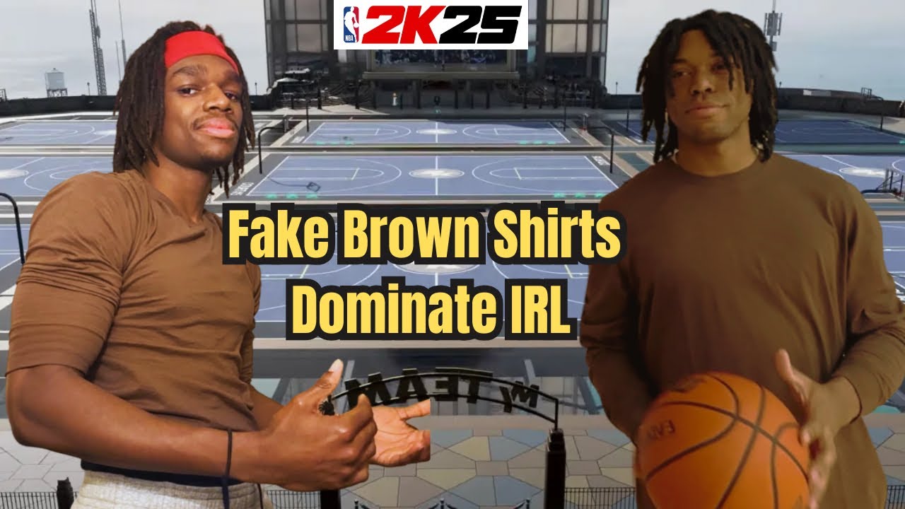 Nba 2k25 But In Real Life! Fake Brown Shirts Expose Basketball Players ...