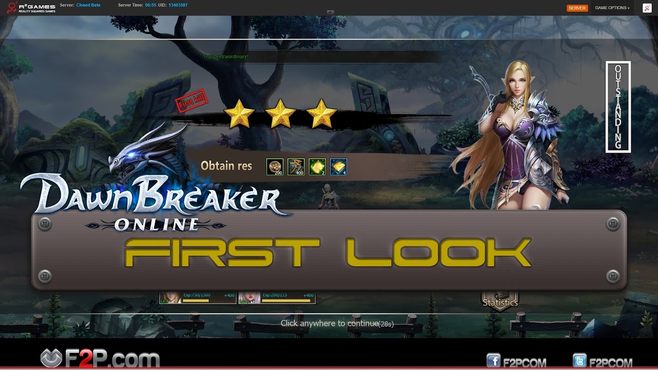 First Look at Dawnbreaker Online - YouTube