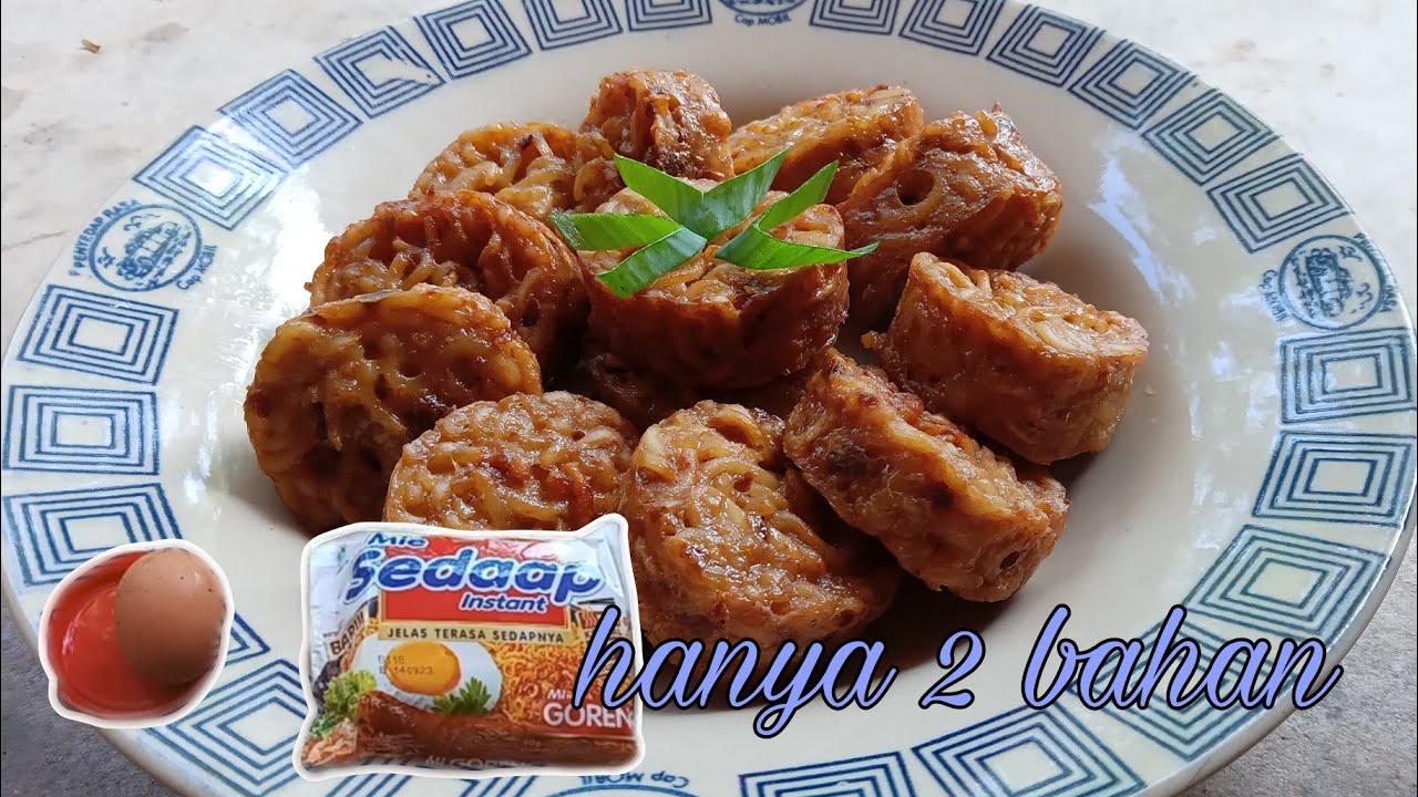 Resep simple cemilan mudah dari mie instan tapi bikin ketagihan - YouTube