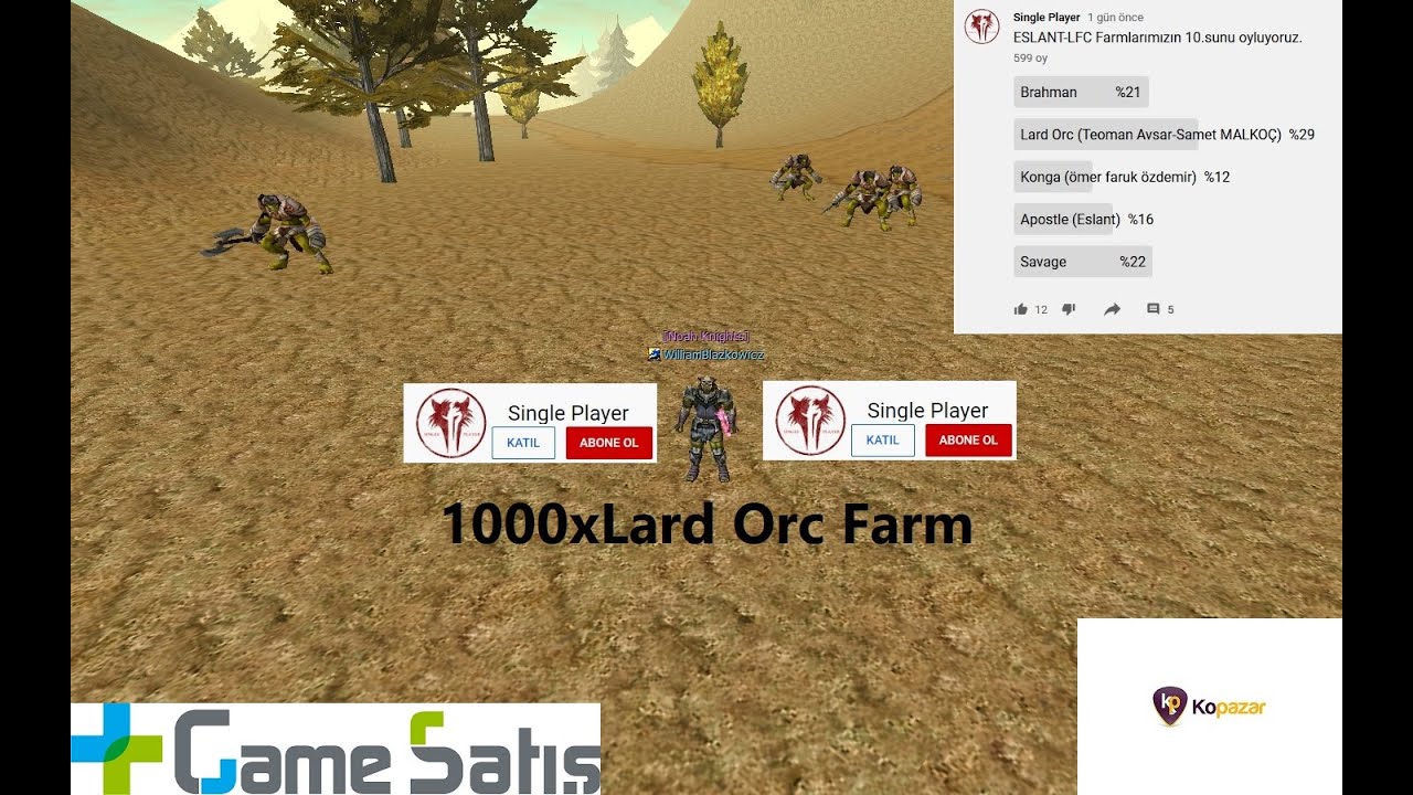 Knight Online - 1000xLard Orc Farm - YouTube