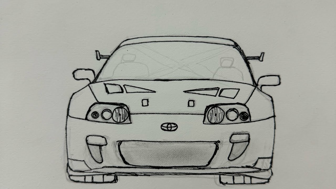 Supra mk4 drawing - YouTube