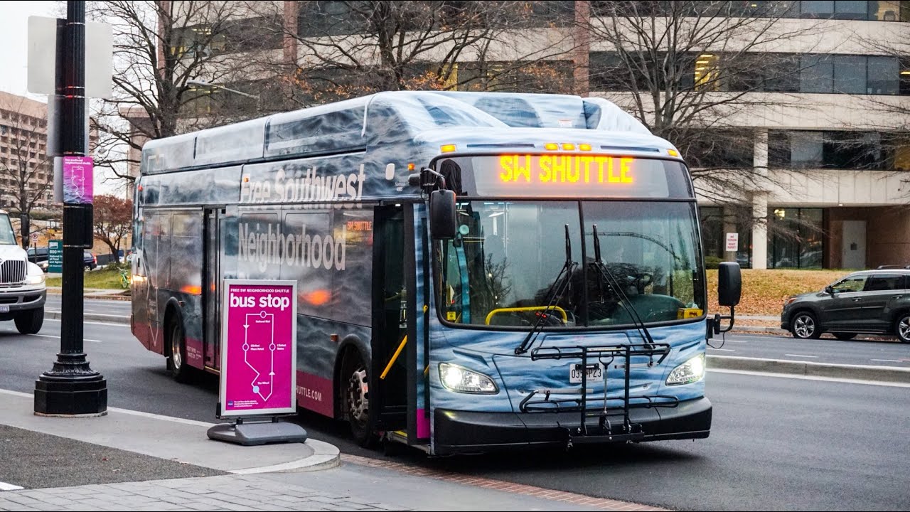 SW DC Wharf District Shuttle Exclusive!!! New Flyer Xcelsior XN40 (Full ...