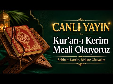 kitapsever kanalı canlı yayında Kur’an-ı Kerim Meali Okuması | Âl-i İmrân Suresi 181.Ayet ile Devam