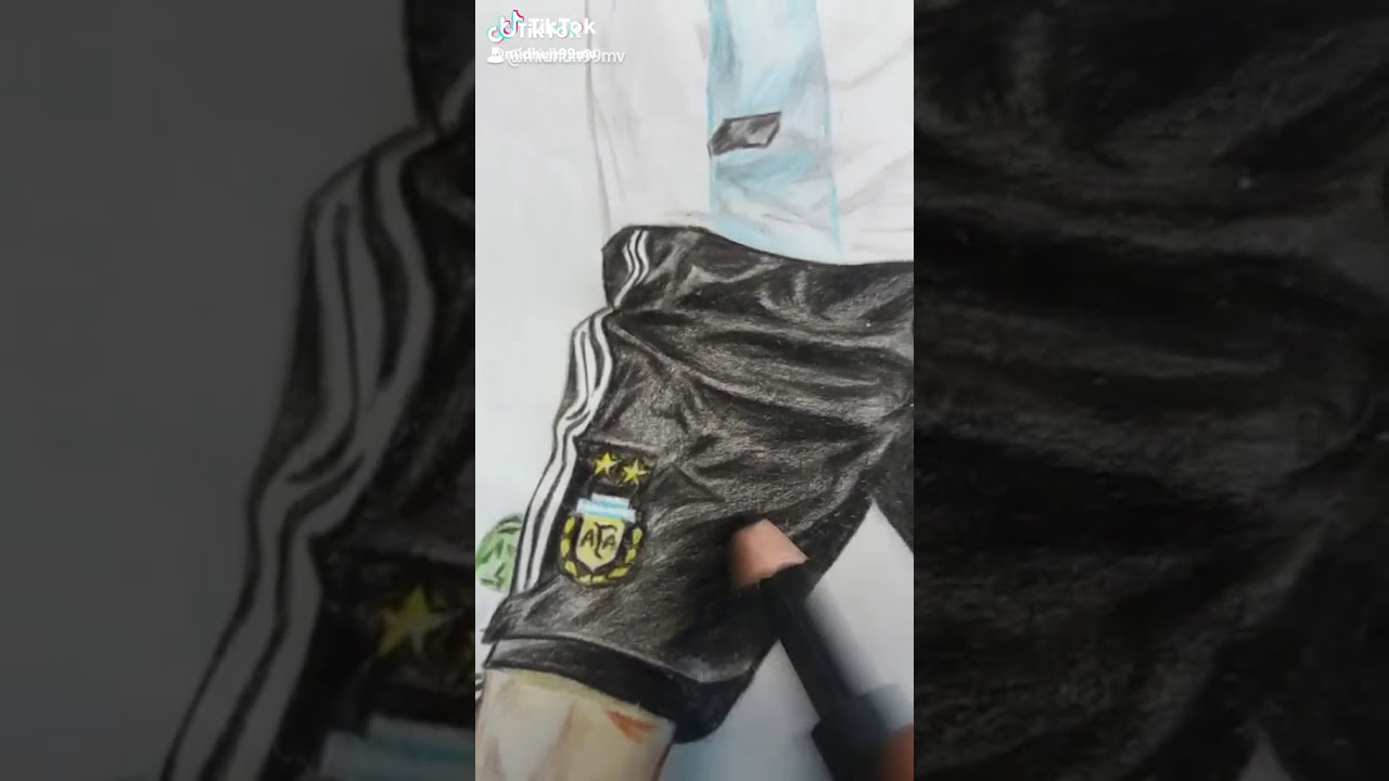 Messi rajz 'tiktok'😎 - YouTube