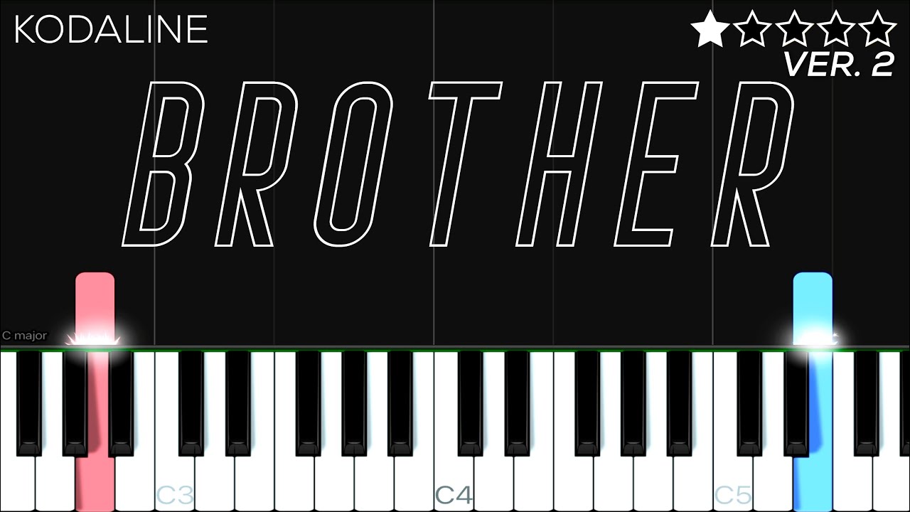 Kodaline - Brother | EASY Piano Tutorial - YouTube