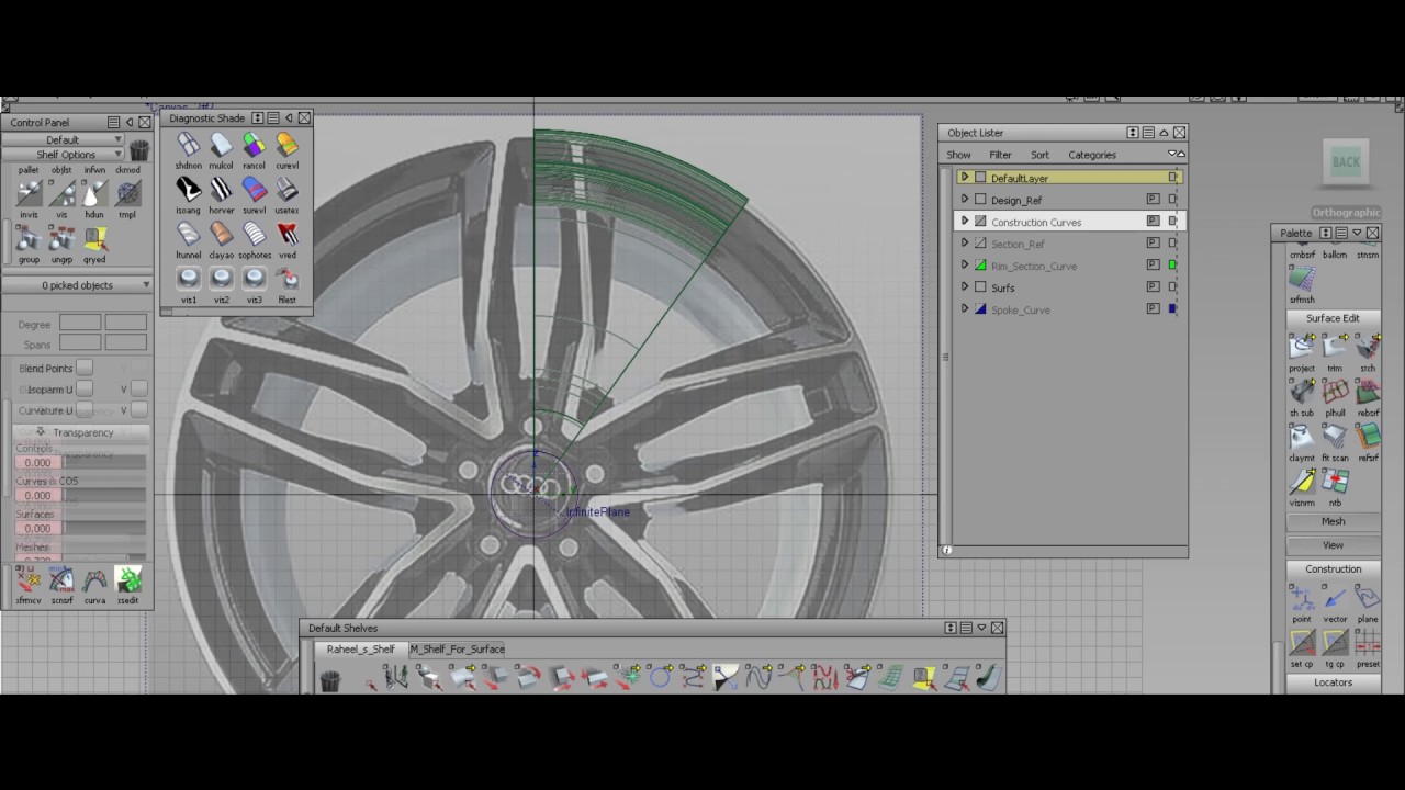 Autodesk Alias Alloy Wheel Video Tutorial/Walkthrough - YouTube