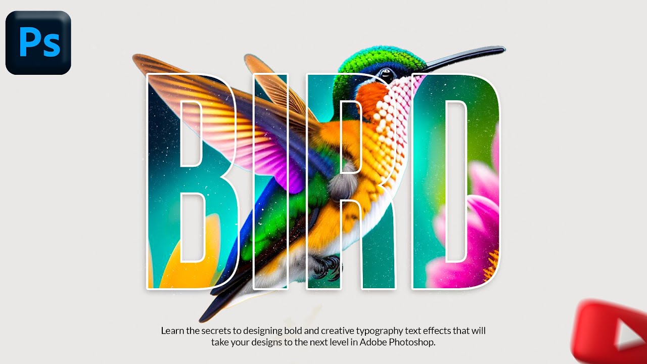 Create STUNNING Typography Poster Designs in Photoshop TODAY! - YouTube