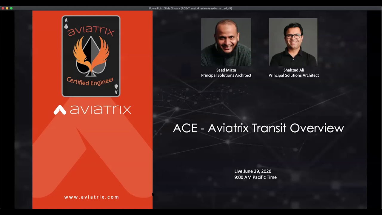 Aviatrix Transit Technical Features Overview - YouTube
