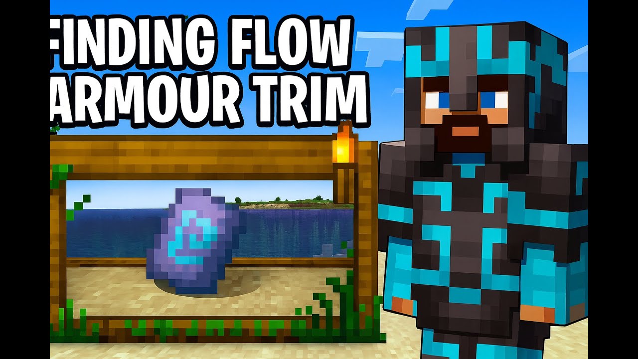 !LIVE! Finding the flow armour trim in minecraft! - YouTube