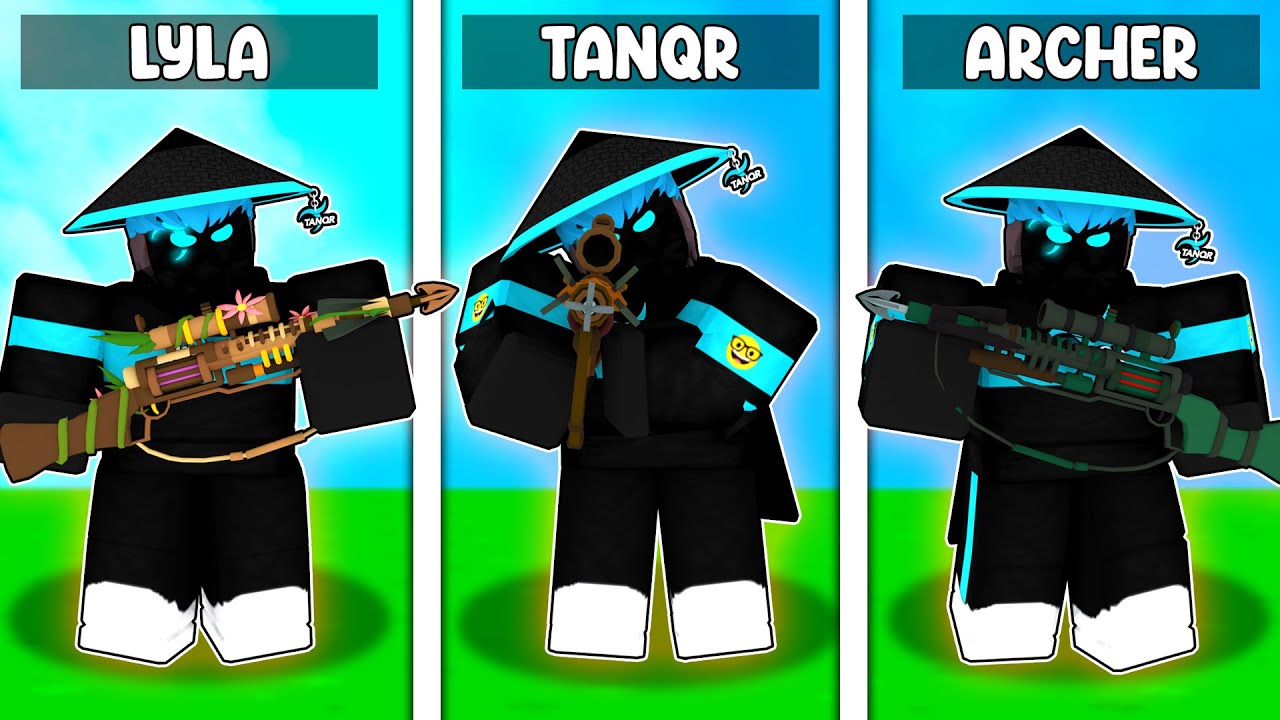 Winning with Every HEADHUNTER in Roblox Bedwars.. - YouTube