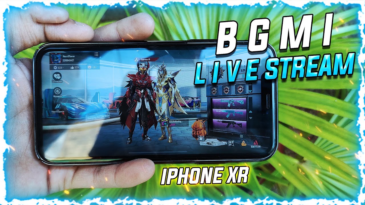 BLASTER iS LIVE ⚡BGMi LiVE STREAM ON iPHONE XR - YouTube
