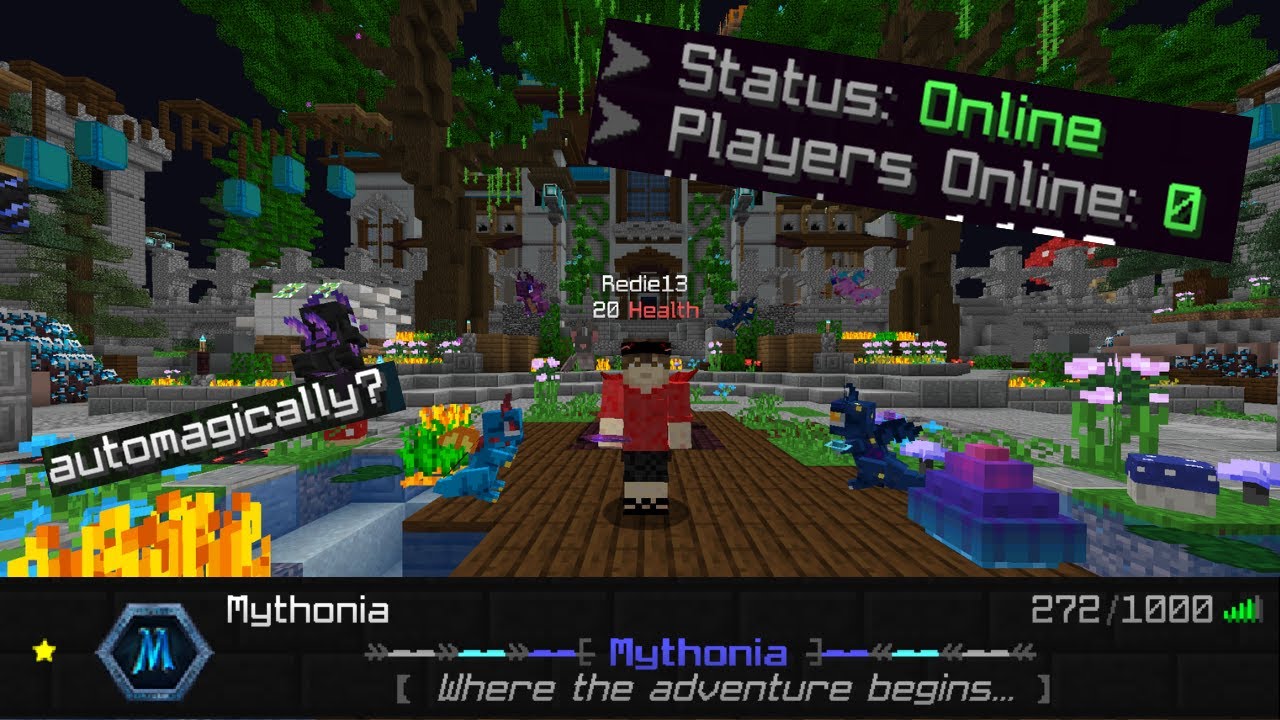 Playing the new Lunar Client featured server, Mythonia - YouTube