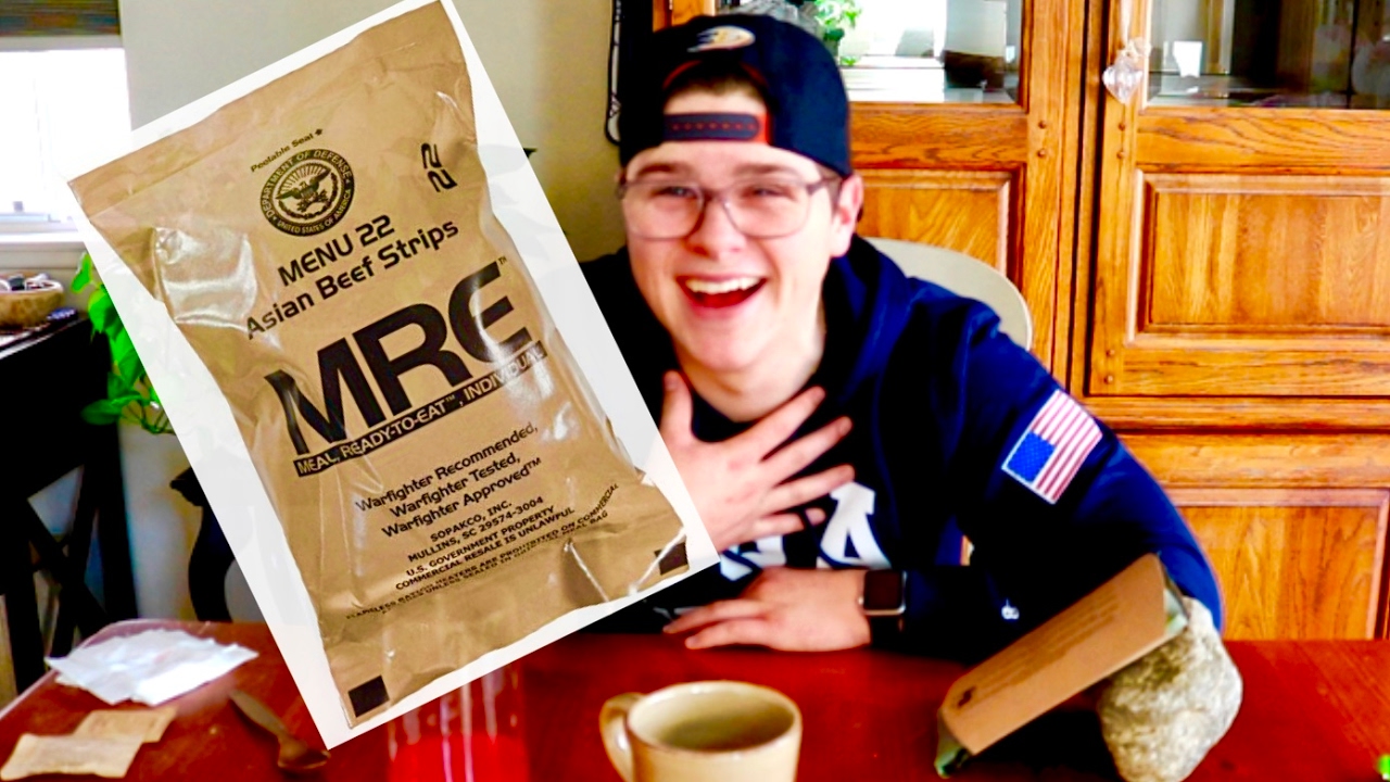 MRE TASTE TEST CHALLENGE - YouTube