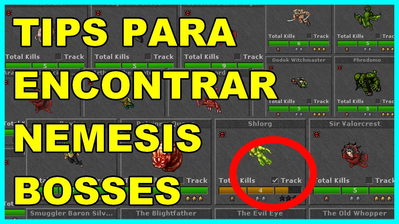 ENCONTRARÁS EL 90% DE LOS BOSSES NEMESIS CON ESTOS TIPS ...