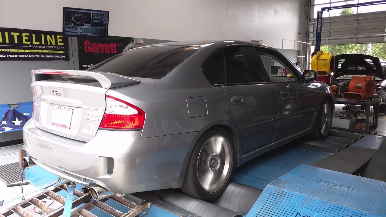08 Legacy spec.B Dyno run - YouTube