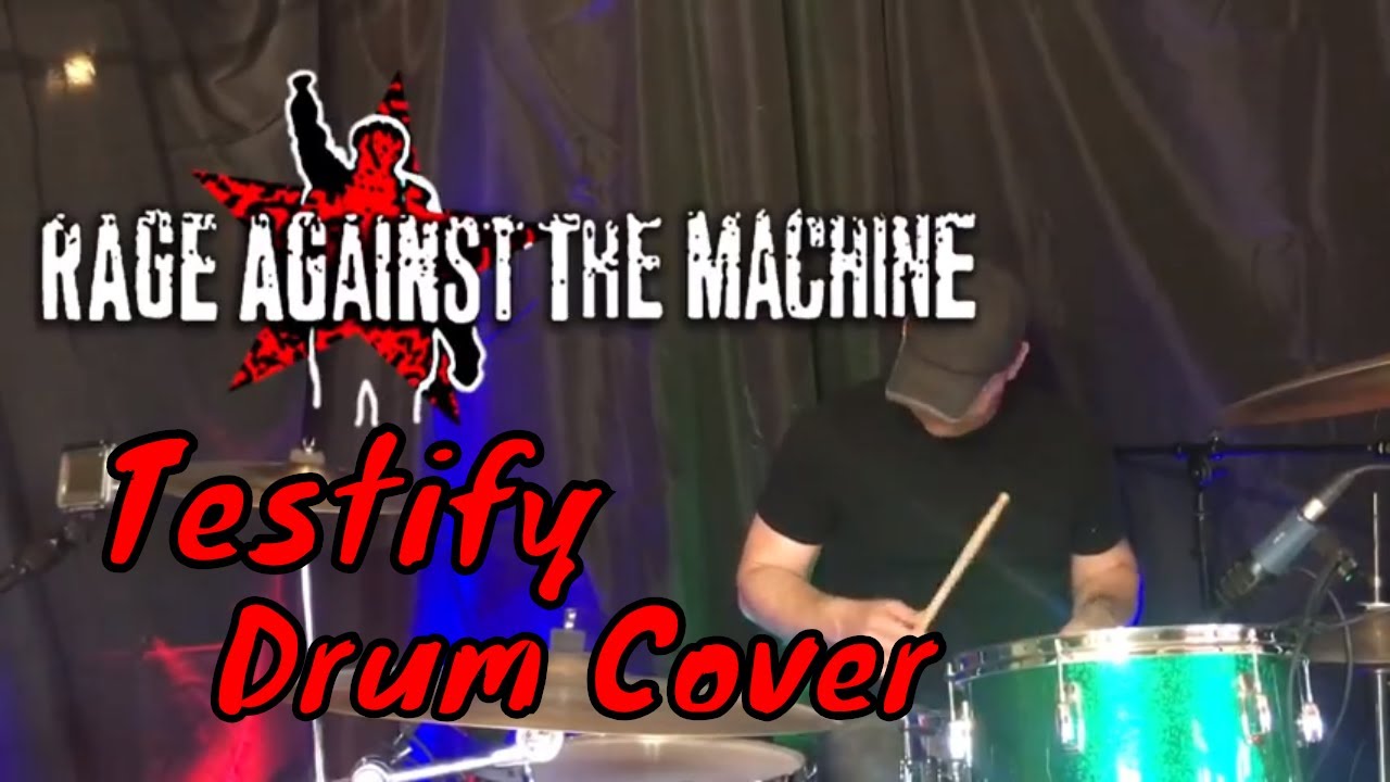 Rage Against The Machine "Testify" Drum Cover HQ Audio Drumless Track ...
