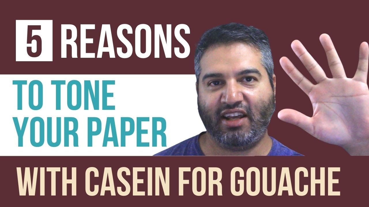 Top Five Reasons To Tone Your Paper With Casein For Gouache - YouTube