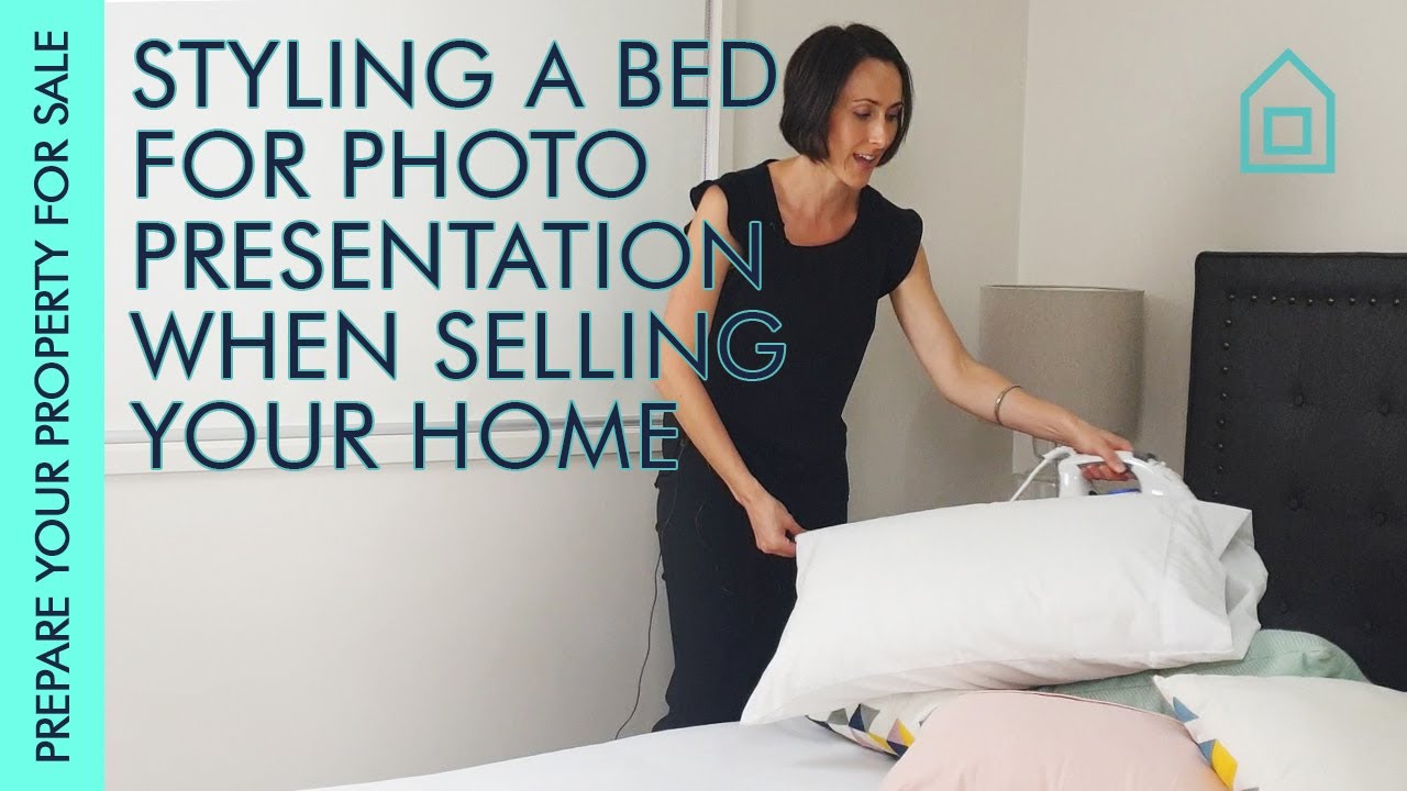 Styling a bed for photo presentation when selling your home | Prepare ...