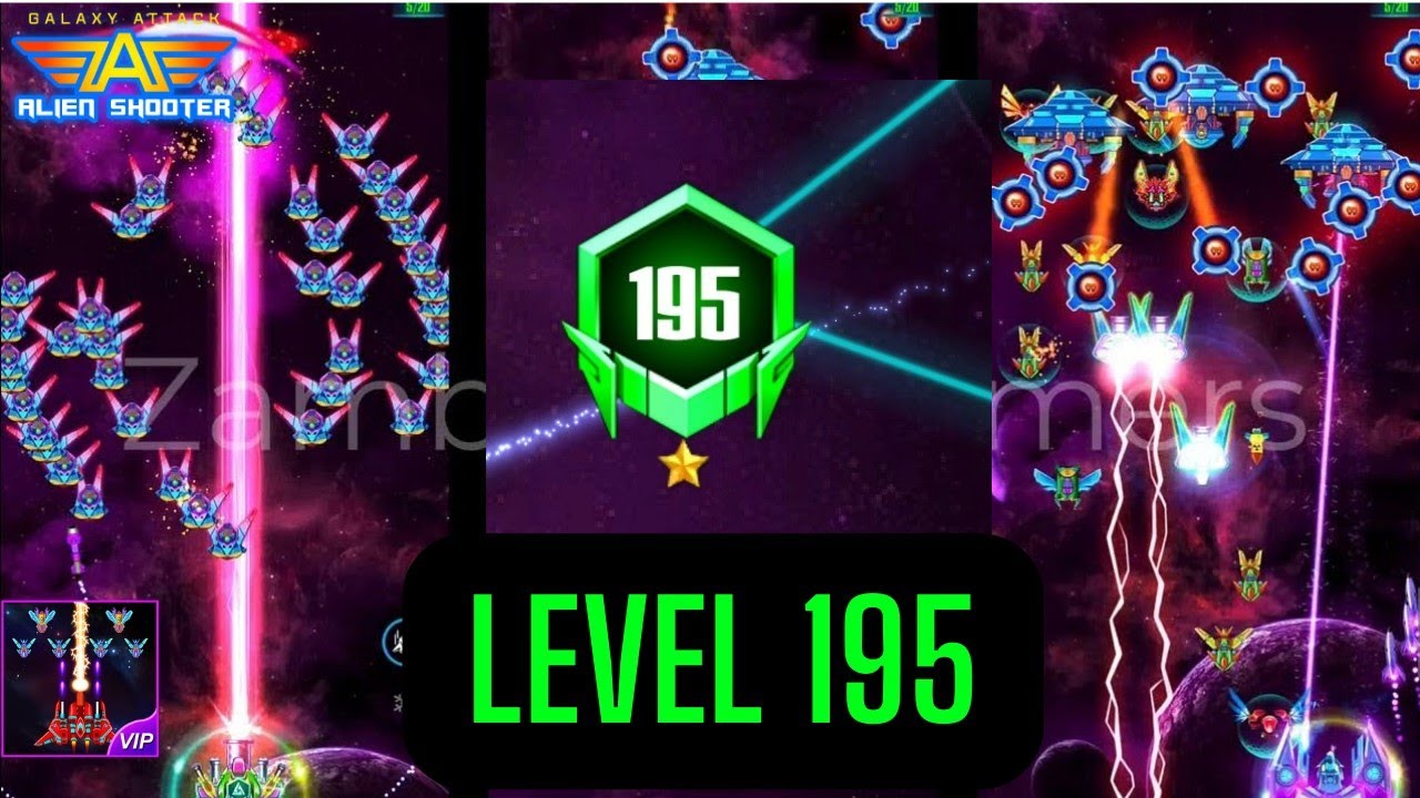 👾 Alien Shooter: Conquering Level 195 | Medium Difficulty Mastery by ...