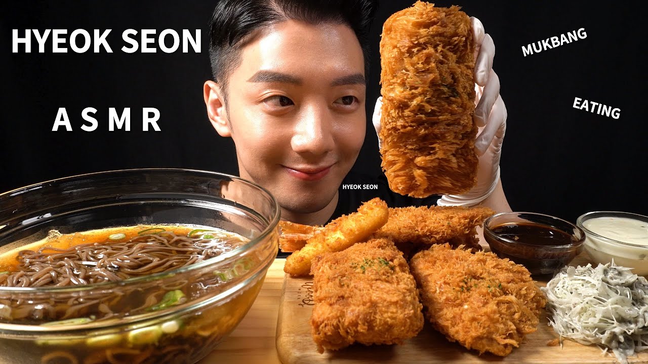 돈까스 먹방 ASMR MUKBANG PORK CUTLETS - YouTube