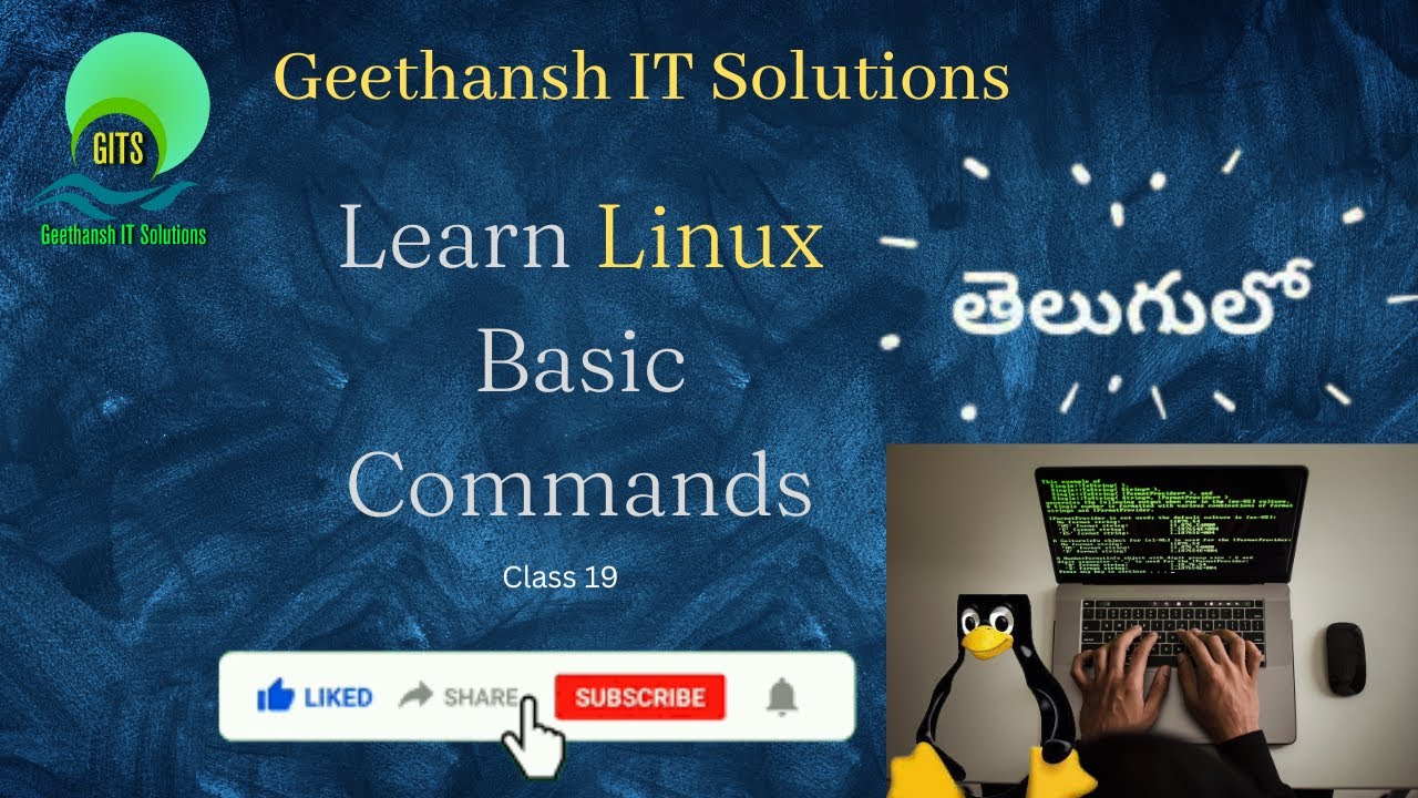 Linux Basic Commands19 Linux For Beginners Linux In Telugu Linux 6025