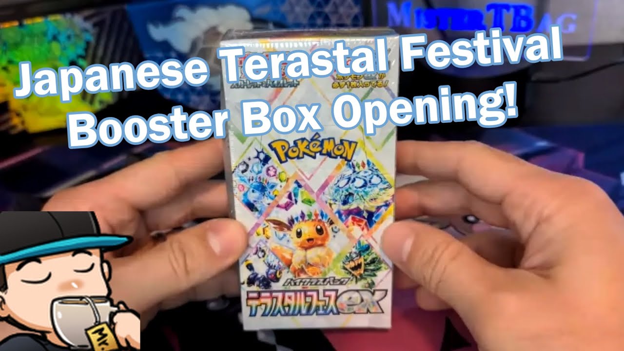 Japanese Terastal Festival EX Booster Box Opening! - YouTube