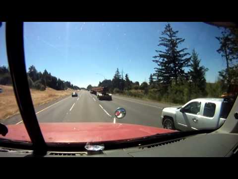 Heavy hauling long load Washington - YouTube