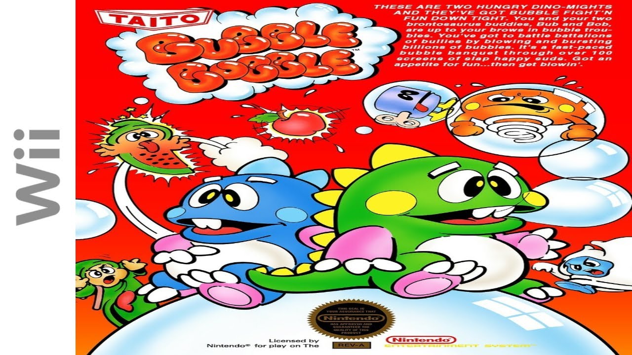 Full Playthrough [1171] Nintendo Wii [30] Bubble Bobble - YouTube