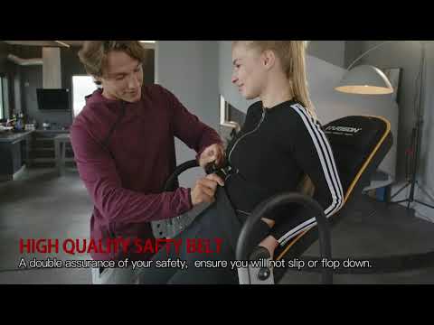 HARISON Heavy Duty Inversion Table for Back Pain Relief 350 LBS ...