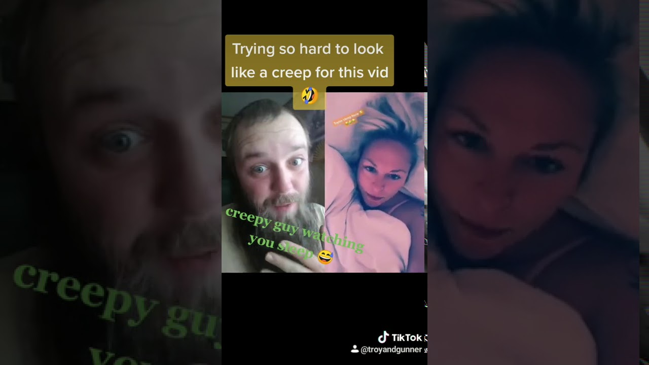 Creepy guy watching you sleep 🤣 - YouTube