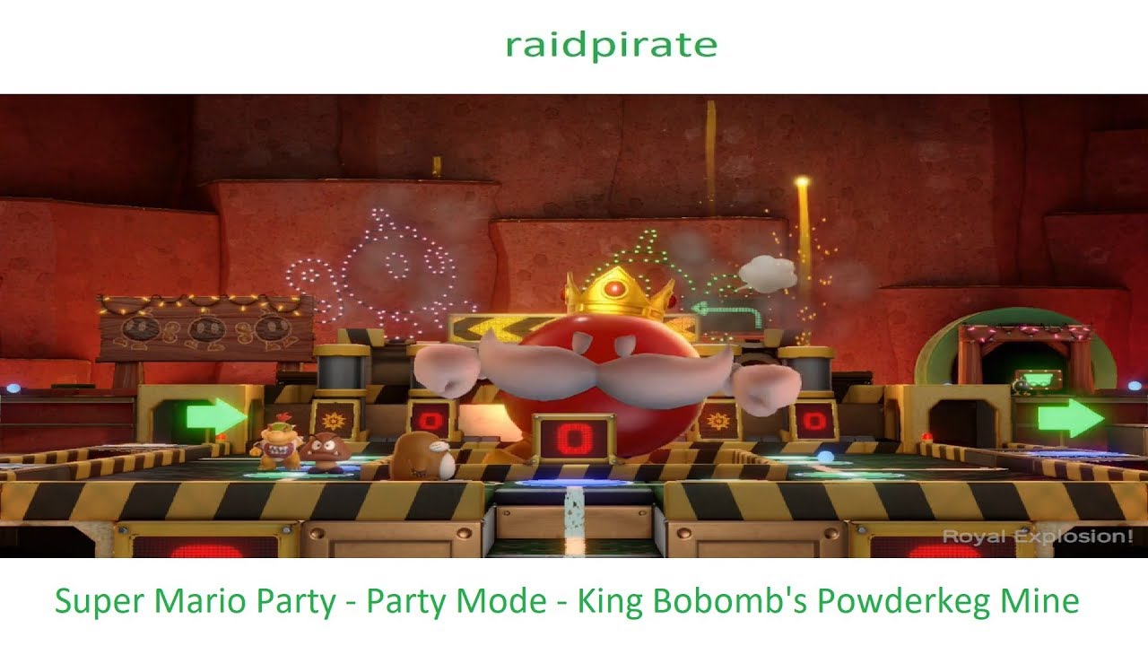 Super Mario Party - King Bobombs Powderkeg Mine - YouTube