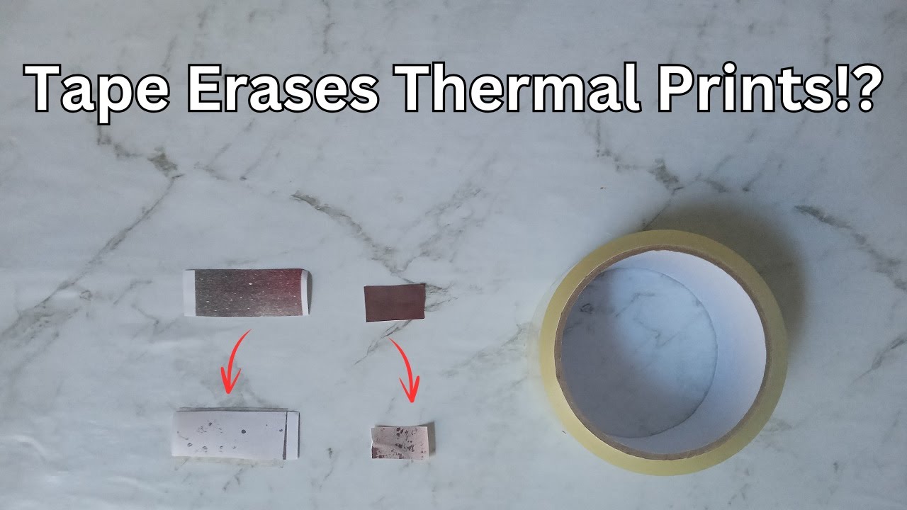 Thermal Paper Tests Update - YouTube