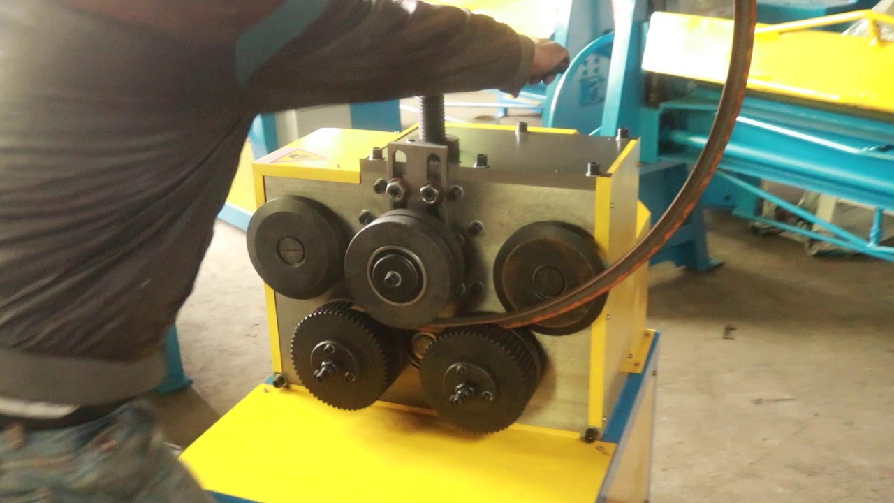 angle rolling machine - YouTube