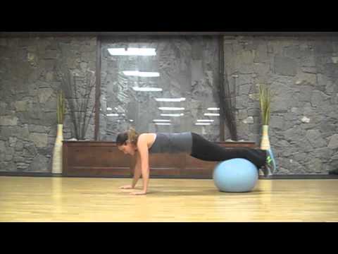 Stability Ball Walk Out - YouTube