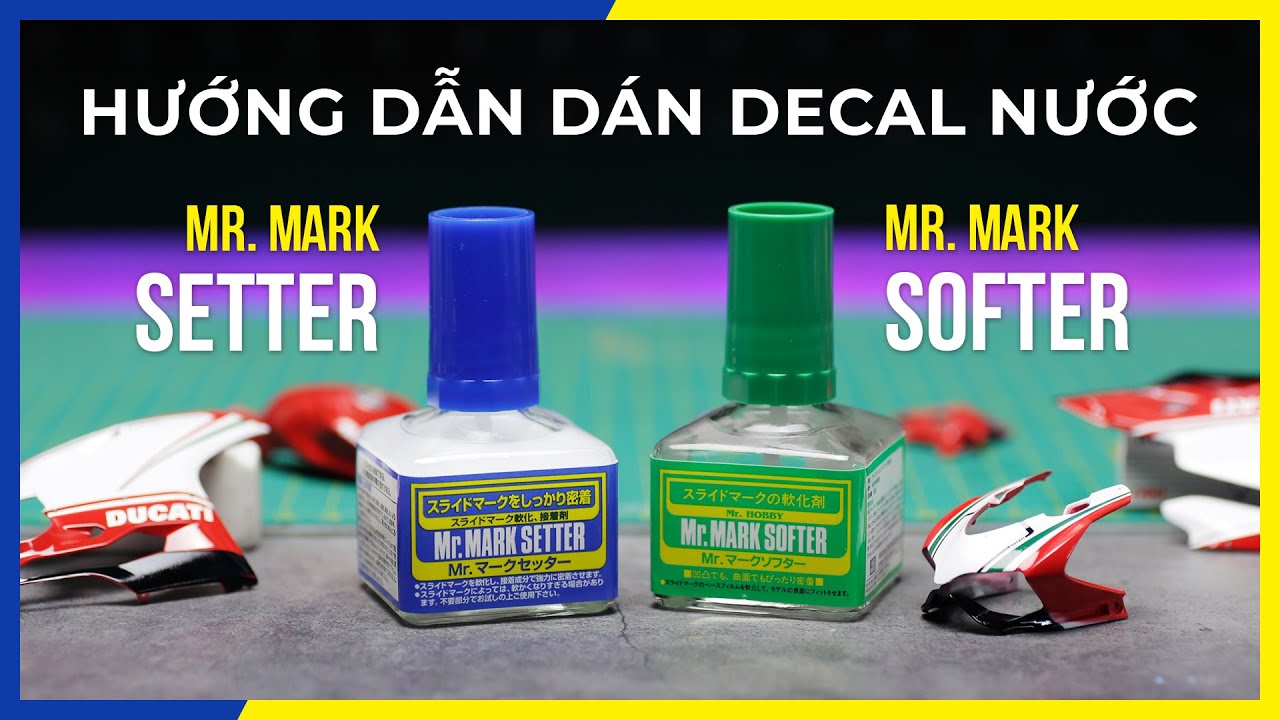 Cách dùng 2 chai Mr. Mark Setter và Softer THẦN THÁNH | Hướng dẫn dán ...