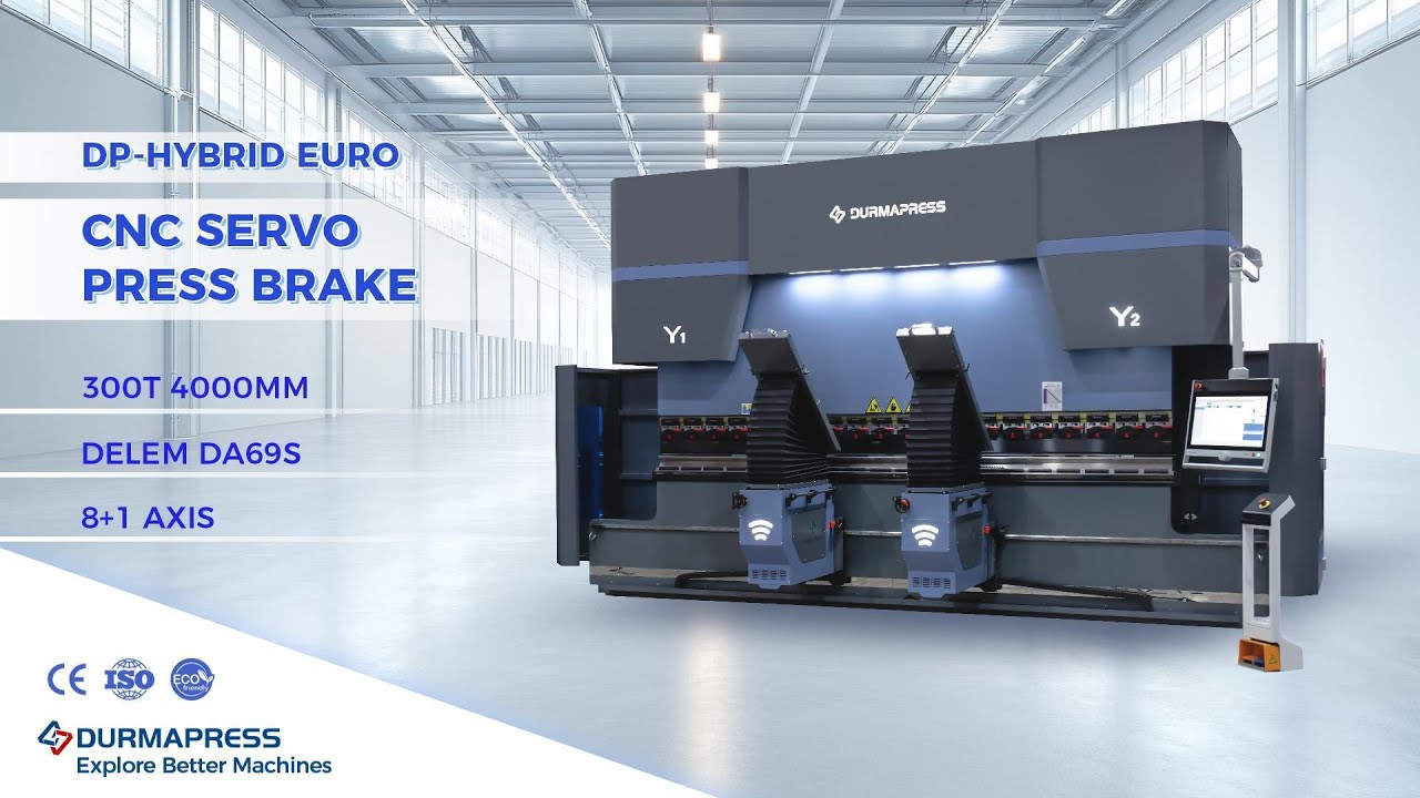 DURMAPRESS DP-HYBRID EURO CNC Press Brake With DA69S & Bending Follower ...